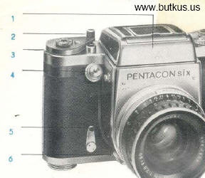 PENTACON SIX instruction manual, Pentacon Six Bedienungsanleitung, PDF ...